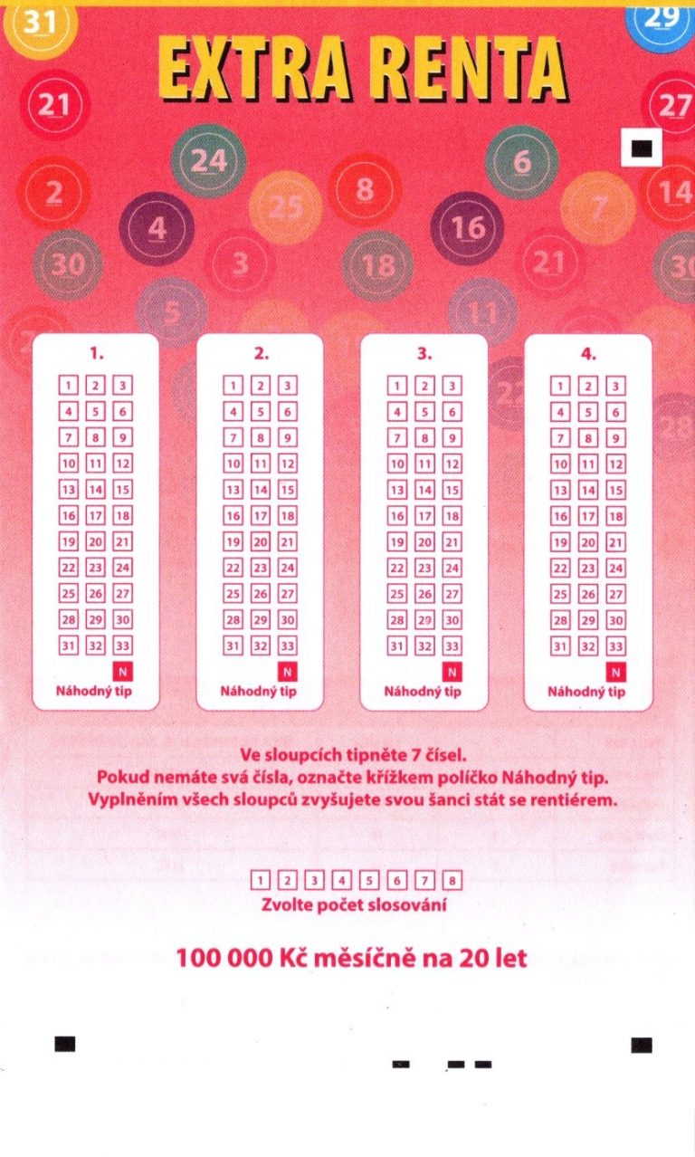 EXTRA RENTA aktuální výsledky, kontrola tiketu